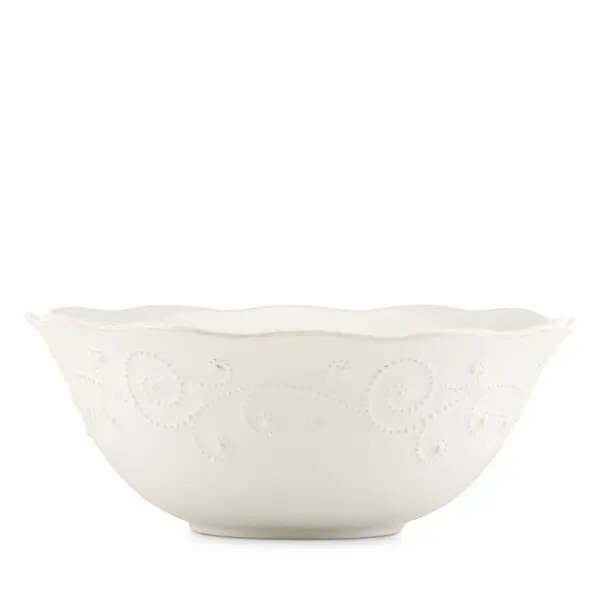 LENOX French Perle Large Serving Bowl - White