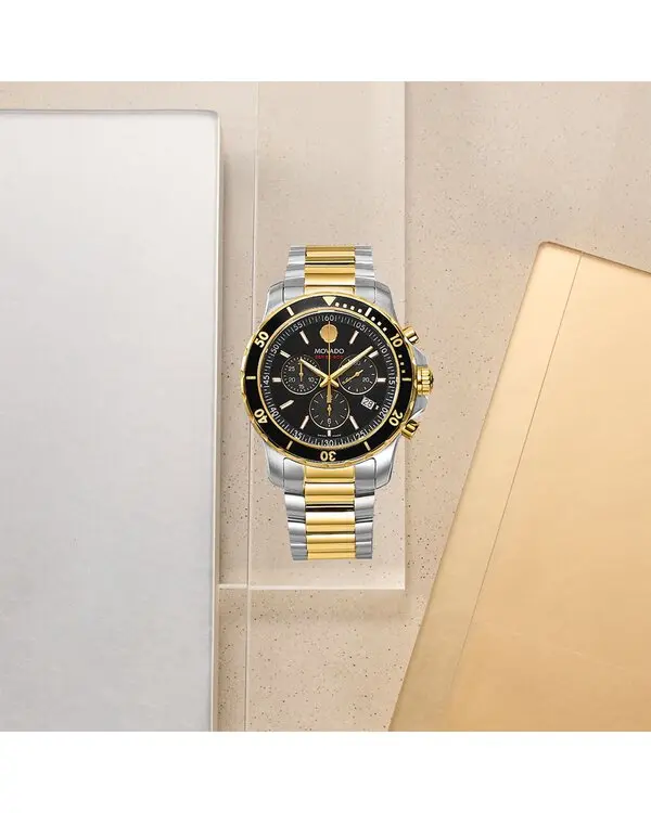 Movado Series 800 Chronograph Watch, 42mm - Black