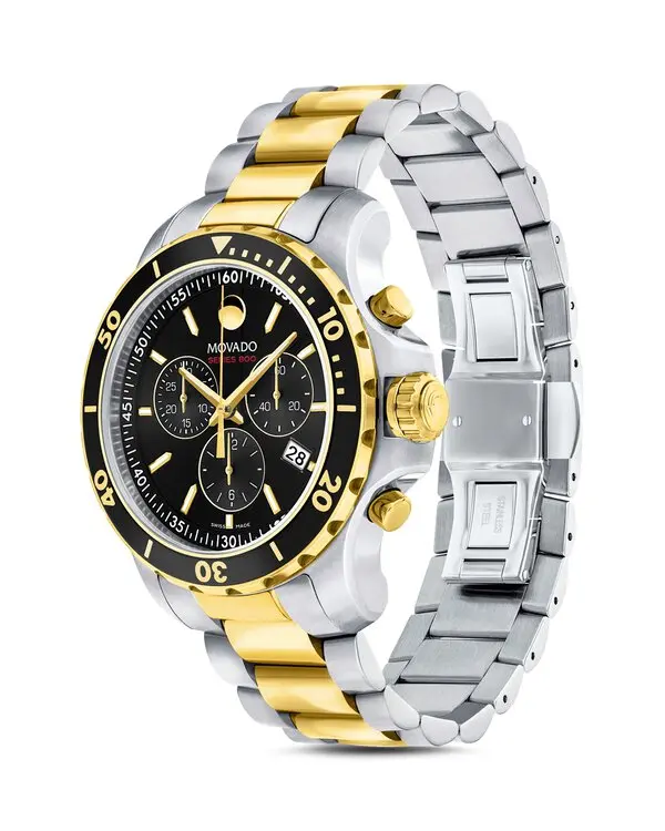 Movado Series 800 Chronograph Watch, 42mm - Black