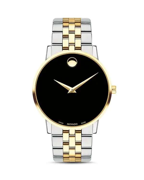 Movado Museum Classic Two-tone 40mm Watch - Black/multi