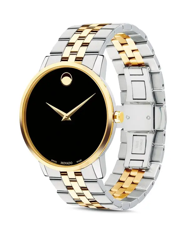 Movado Museum Classic Two-tone 40mm Watch - Black/multi
