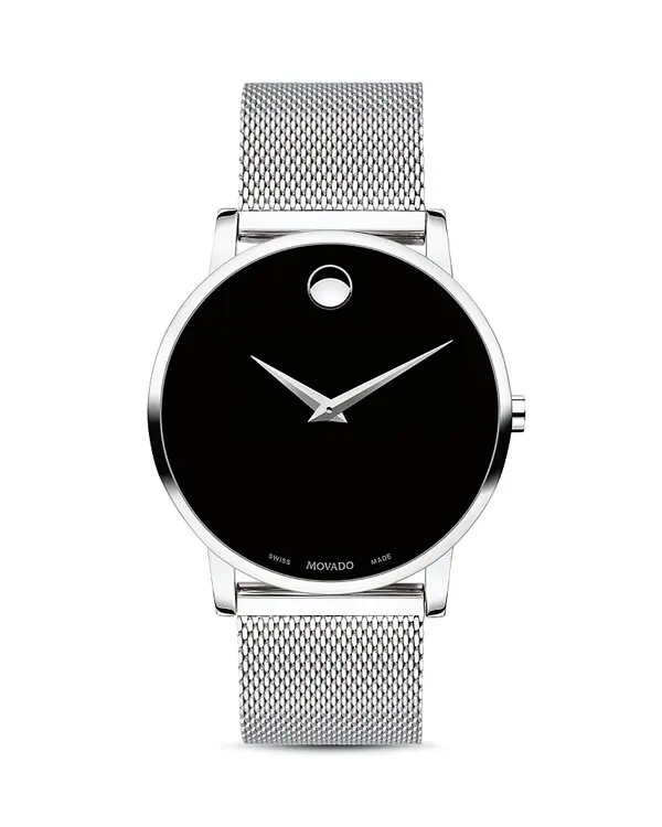 Movado Core 40mm Watch - Black/silver