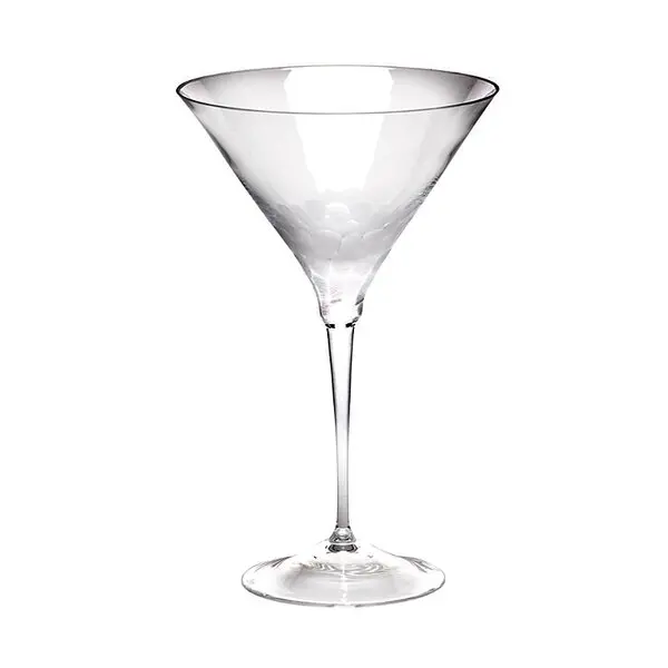 MOSER Pebbles Martini Glass - Clear