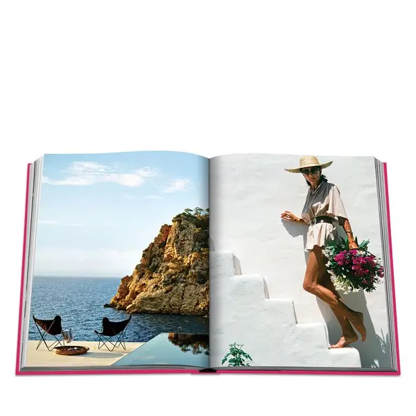 Assouline Ibiza Bohemia Hardcover Book - Pink