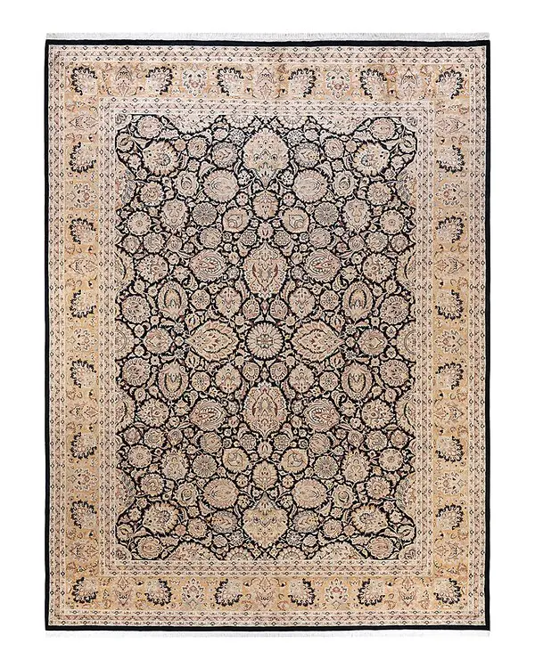 Bloomingdale'S Mogul M1339 Area Rug, 9'1 X 12'3 - Black