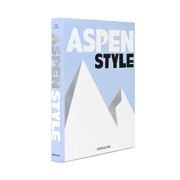 Assouline Aspen Style Hardcover Book - Blue