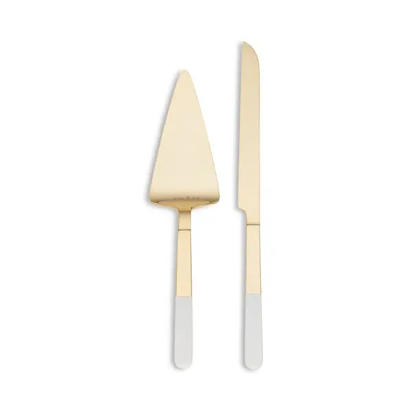 Kate Spade New York With Love 2-piece Dessert Set - Gold