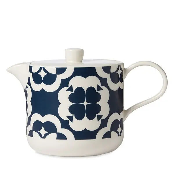 Kate Spade New York Elegant Geo Teapot - Blue