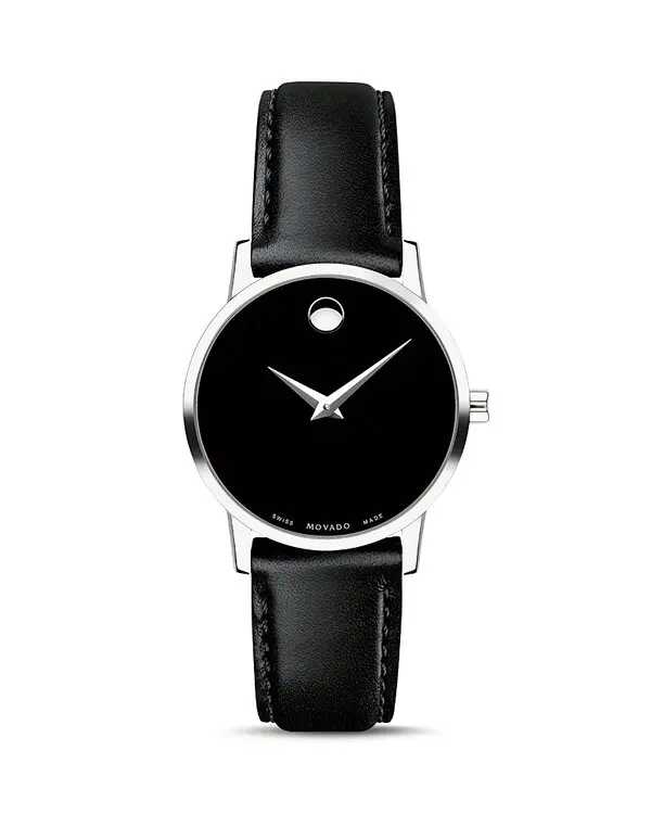 Movado Museum Classic 28mm Watch - Black