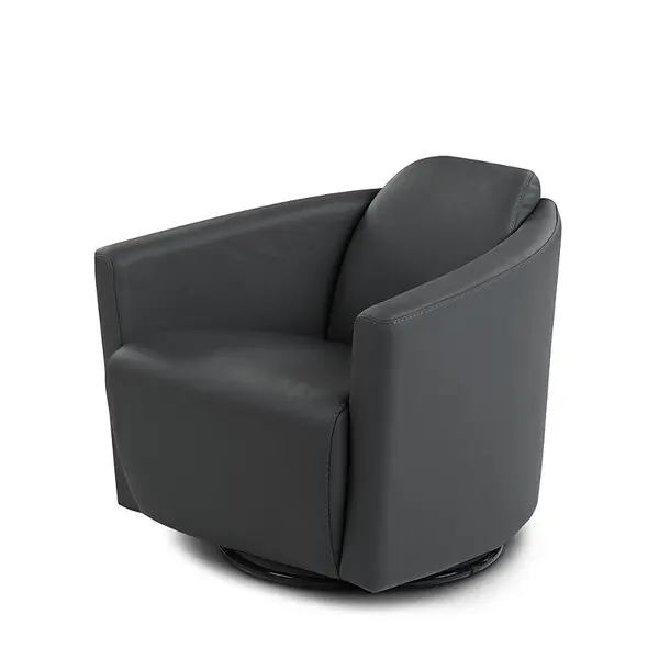 GIUSEPPE NICOLETTI Hollister Swivel Chair Exclusive - Bull Cognac