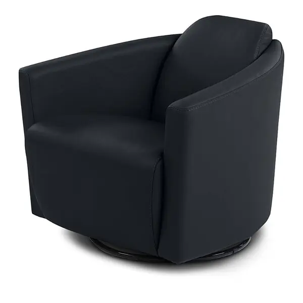 GIUSEPPE NICOLETTI Hollister Swivel Chair Exclusive - Torello Nero