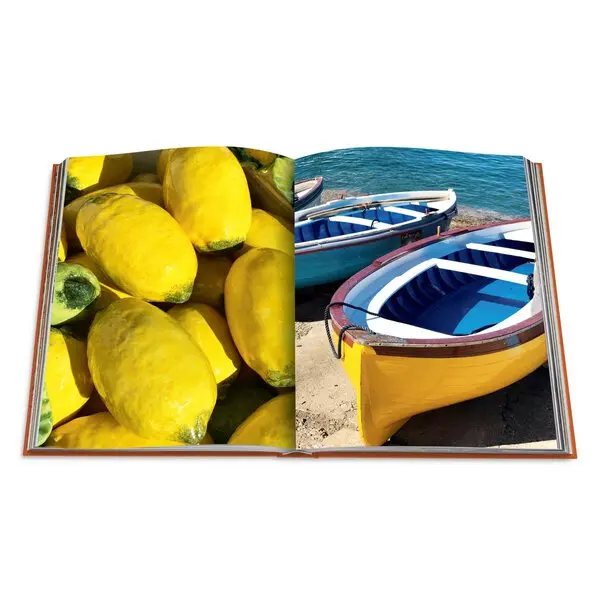 Assouline Capri Dolce Vita Hardcover Book - Orange