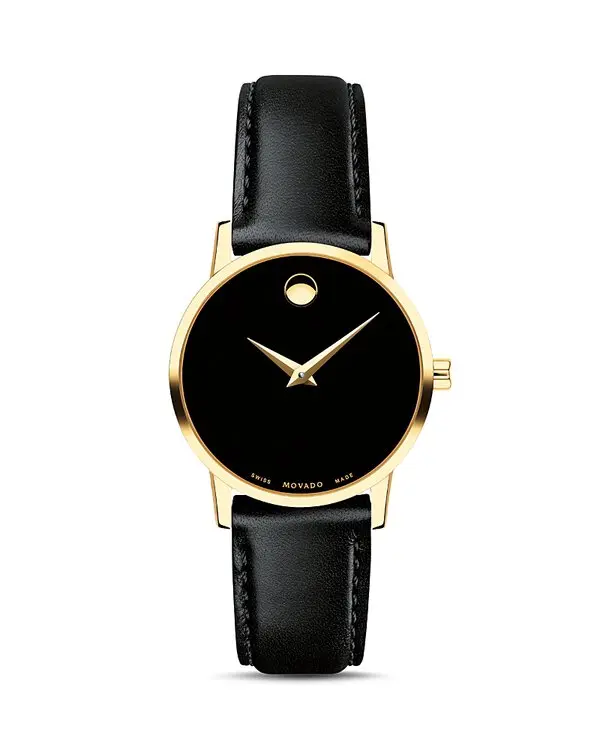 Movado Museum Classic Watch, 28mm - Black