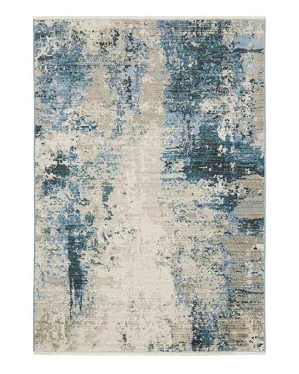 ORIENTAL WEAVERS Bauer Ow603107 Area Rug, 4' X 6 - Blue