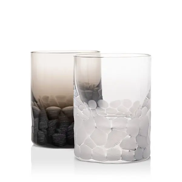 MOSER Pebbles Shot Glasses, Set Of 6 Exclusive - Clear