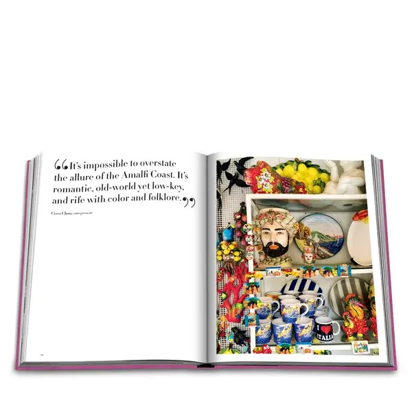 Assouline Amalfi Coast Hardcover Book - Purple