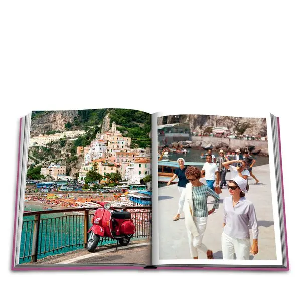 Assouline Amalfi Coast Hardcover Book - Purple