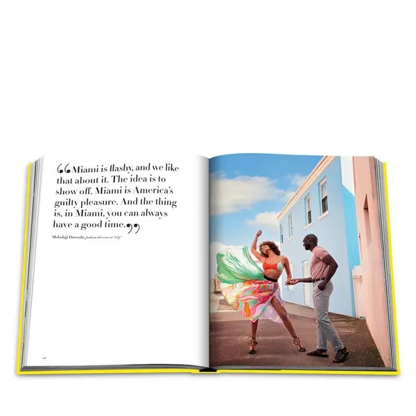 Assouline Miami Beach Hardcover Book - Yellow