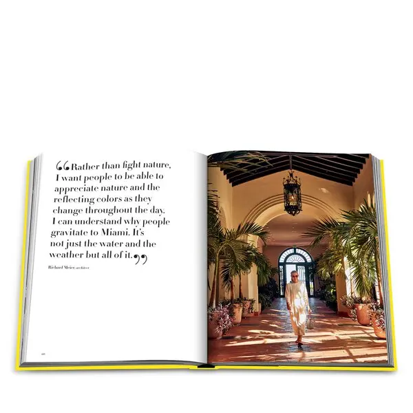 Assouline Miami Beach Hardcover Book - Yellow