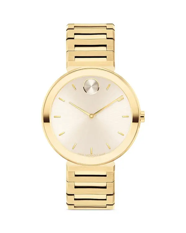 Movado Horizon 34mm Watch - Gold