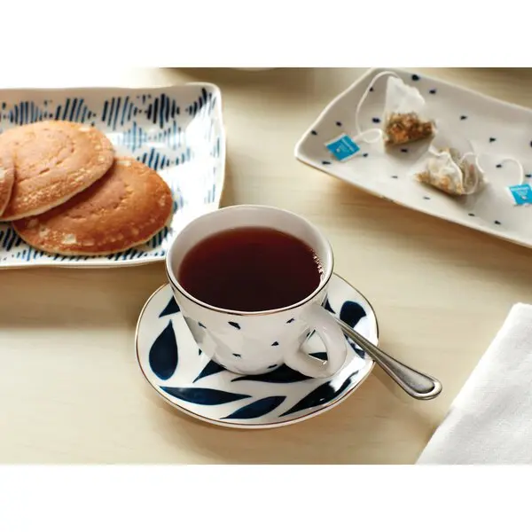 LENOX Blue Bay Espresso Cup And Saucer, Set Of 4
