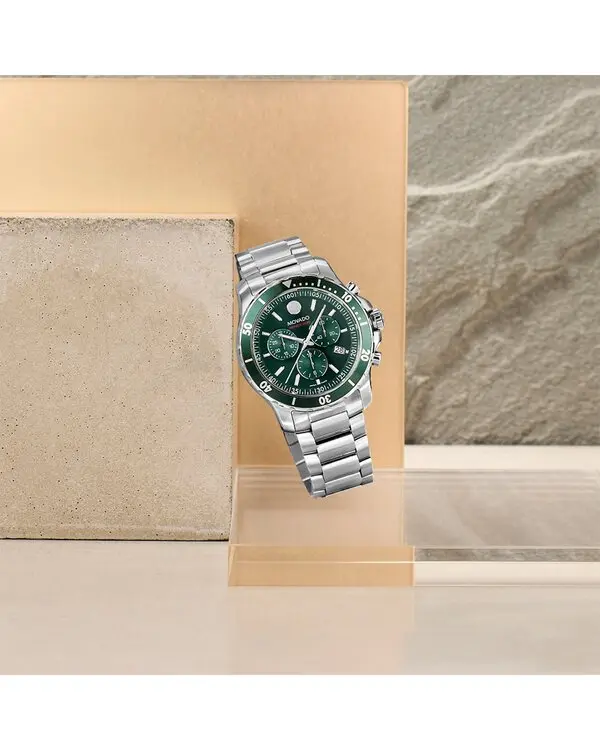 Movado Series 800 Chronograph 42mm - Green/silver