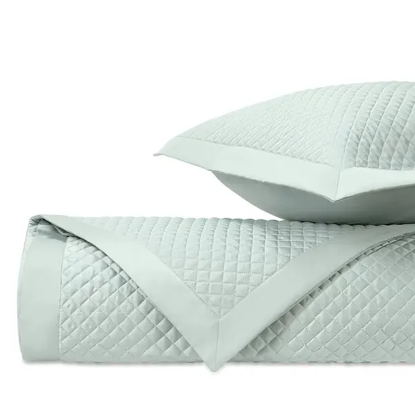 HOME TREASURES Diamond Standard Quilted Sham, Pair - Eucalipto