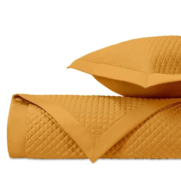 HOME TREASURES Diamond Standard Quilted Sham, Pair - Marigold