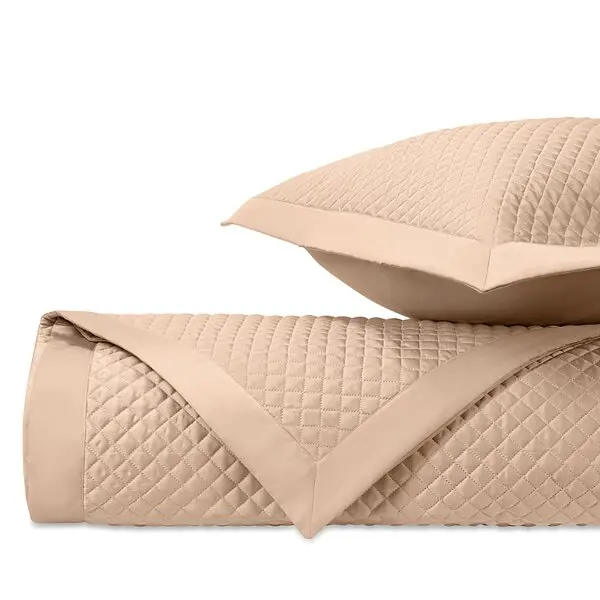 HOME TREASURES Diamond King Quilted Sham, Pair - Blush