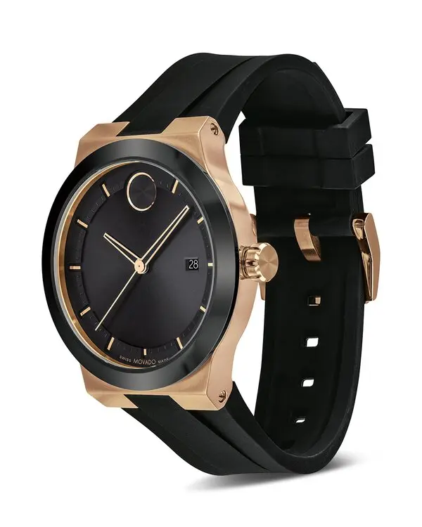 Movado Fusion 42mm Watch - Black/bronze