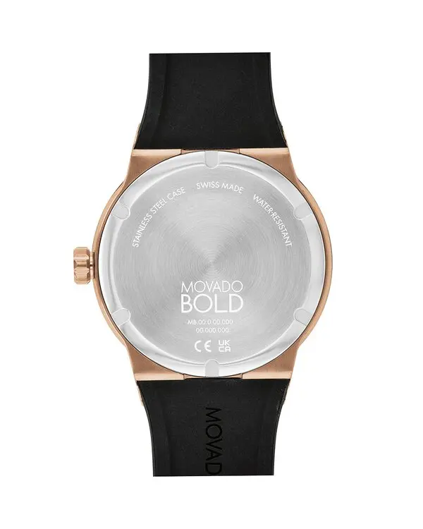 Movado Fusion 42mm Watch - Black/bronze