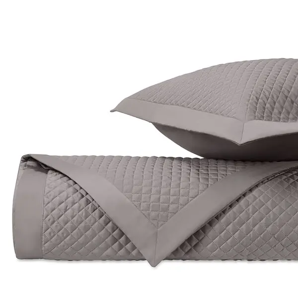 HOME TREASURES Diamond Euro Quilted Sham Set - Chrome