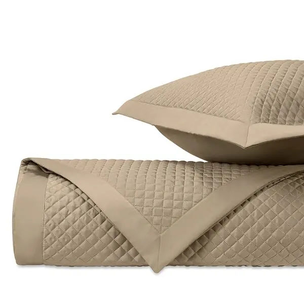 HOME TREASURES Diamond Euro Quilted Sham Set - Cndlight