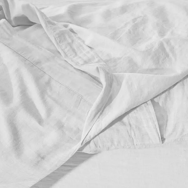 SOCIETY LIMONTA Miro Cotton Flat Sheet, King/queen