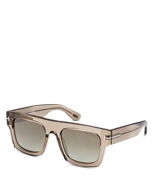 TOM FORD Geometric Sunglasses - Brown/green Gradient