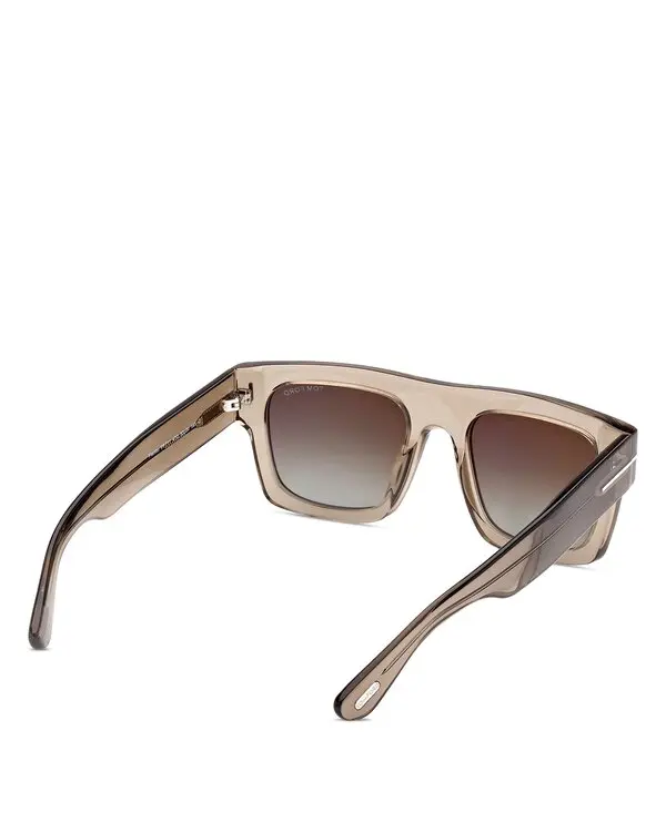 TOM FORD Geometric Sunglasses - Brown/green Gradient