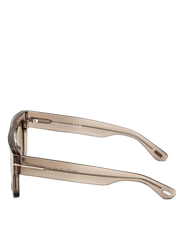 TOM FORD Geometric Sunglasses - Brown/green Gradient