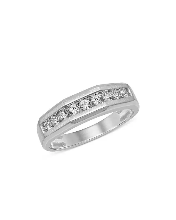 Bloomingdale'S Diamond Band In 14k Gold - White