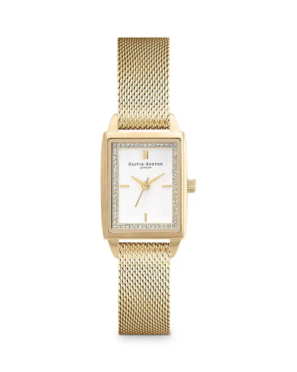 OLIVIA BURTON Rectangle Bracelet Watch, 20.5mm - Gold