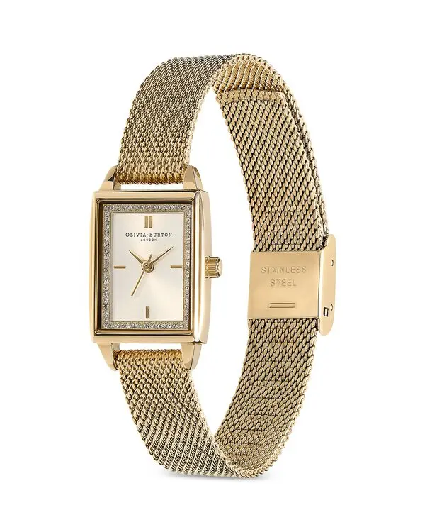 OLIVIA BURTON Rectangle Bracelet Watch, 20.5mm - Gold
