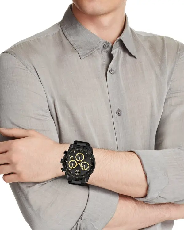 Movado Bold Verso Chronograph, 44mm - Black