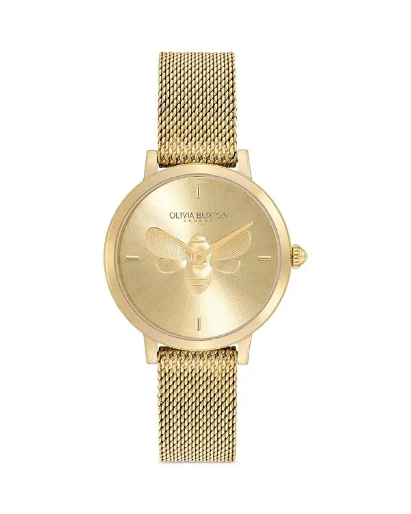 OLIVIA BURTON Ultra Slim Bee Watch, 28mm - Gold