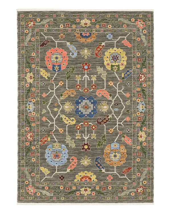 ORIENTAL WEAVERS Lucca 5506k Area Rug, 6'7 X 9'6 - Green