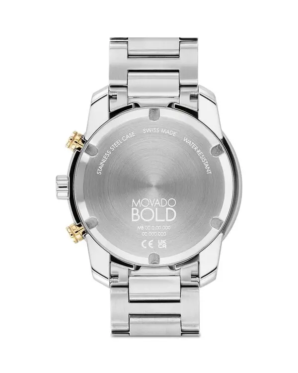 Movado Bold Verso Chronograph 44mm - Gold/silver