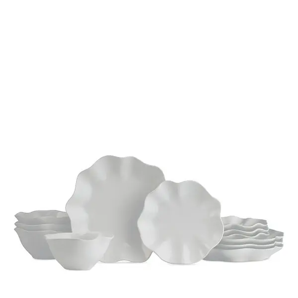 PORTMEIRION Sophie Conran Floret 12 Piece Set, Service For 4 - Gray