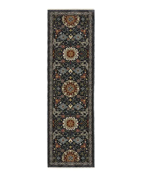 ORIENTAL WEAVERS Aberdeen 006b1 Runner Area Rug, 2'3 X 7'6 - Blue