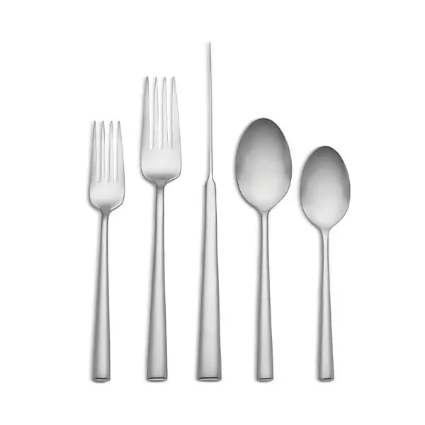 Kate Spade New York Malmo Satin 5 Piece Flatware Place Setting - Silver