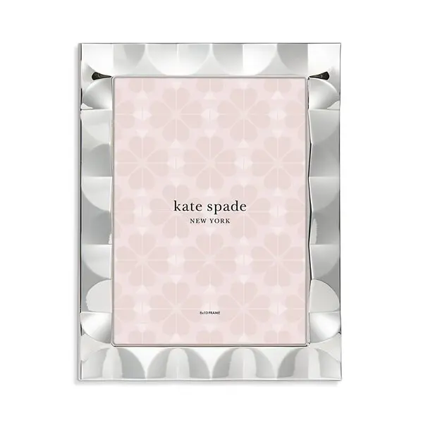 Kate Spade New York South Street Scallop Frame, 8 X 10 - Silver