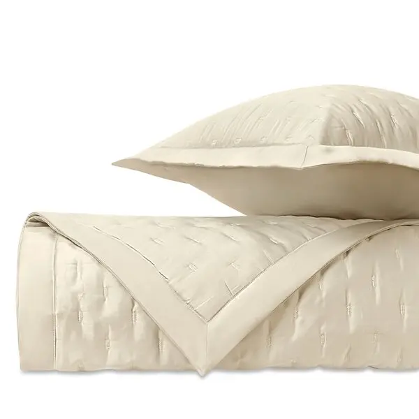 HOME TREASURES Fil Coupe Euro Quilted Sham Set - Ivory