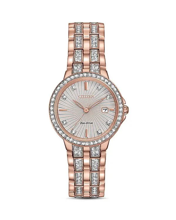 Citizen Silhouette Watch - Grey/rose